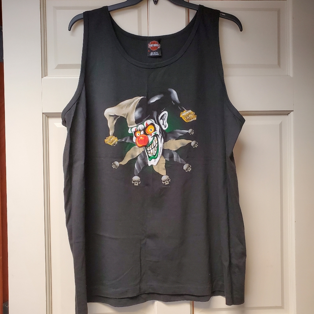 Xl Harley-Davidson Jester Tank Top Rhode Island - Gem